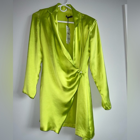 Zara | Dresses | Zara Neon Short Dress | Poshmark